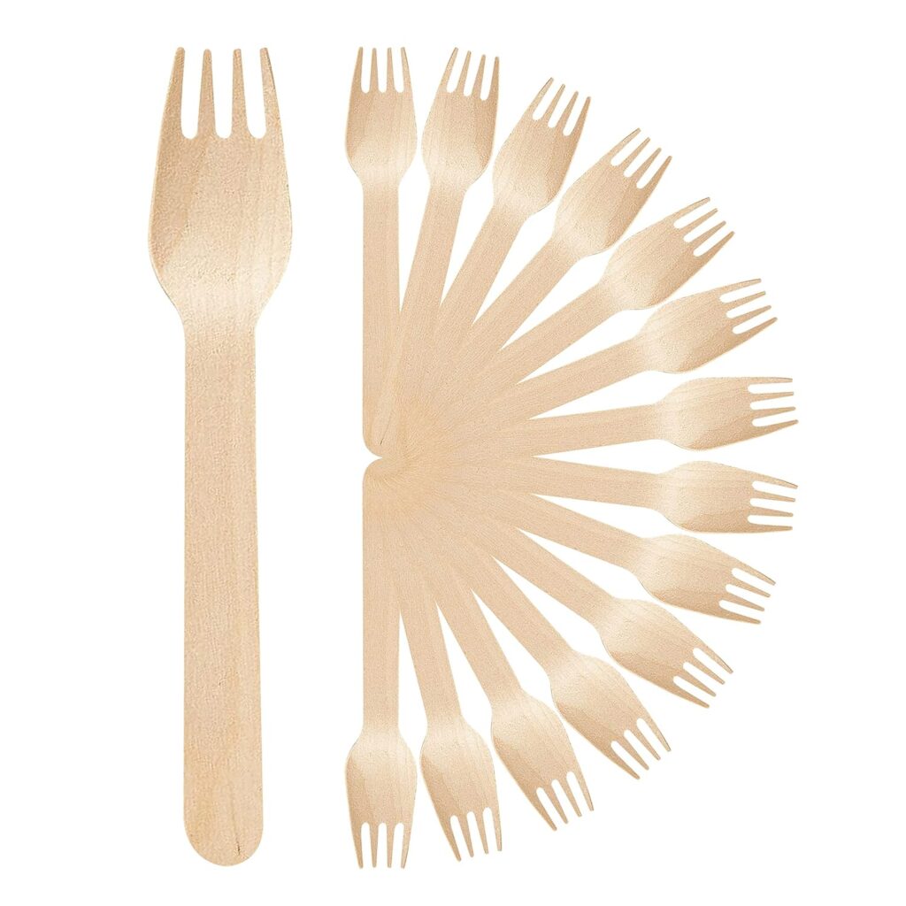 BPS - 140mm Disposable Wooden Fork at Manufacturing Price